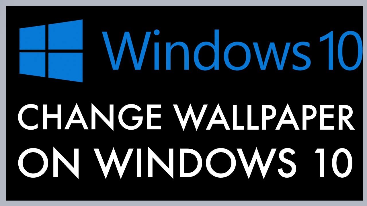 How To Change Windows 10 Wallpaper Without Activation - YouTube