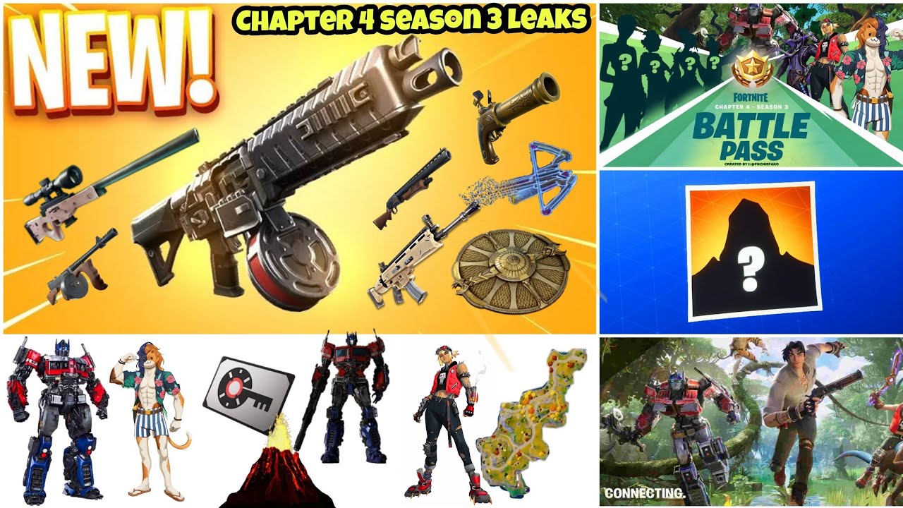 New Fortnite Chapter 4 Season 3 Unvaulted Weapons leaks | New Battle ...