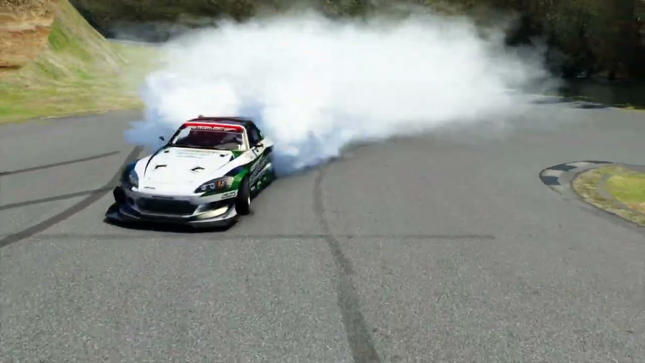 Drifting the VDC S2000 round Ebisu West Dronecam Assetto Corsa 1080p ...