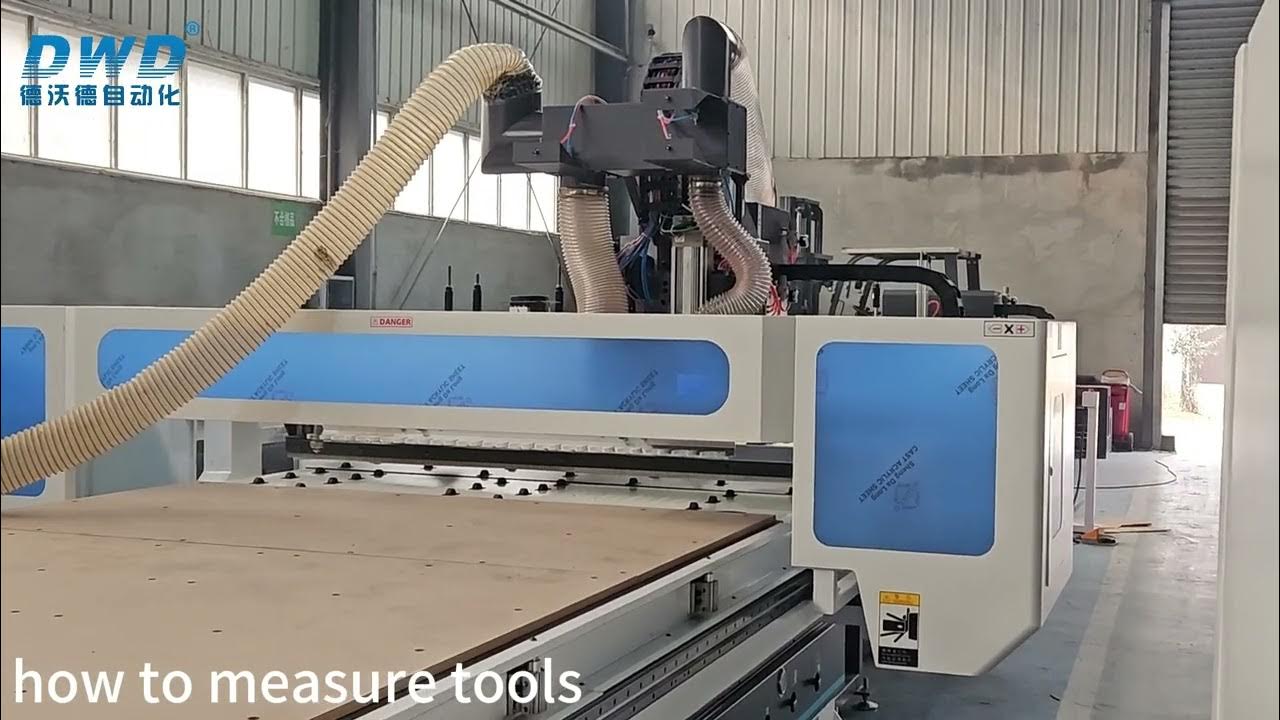 Automatic label,loading and unloading nesting cnc machine for panel furniture production - YouTube