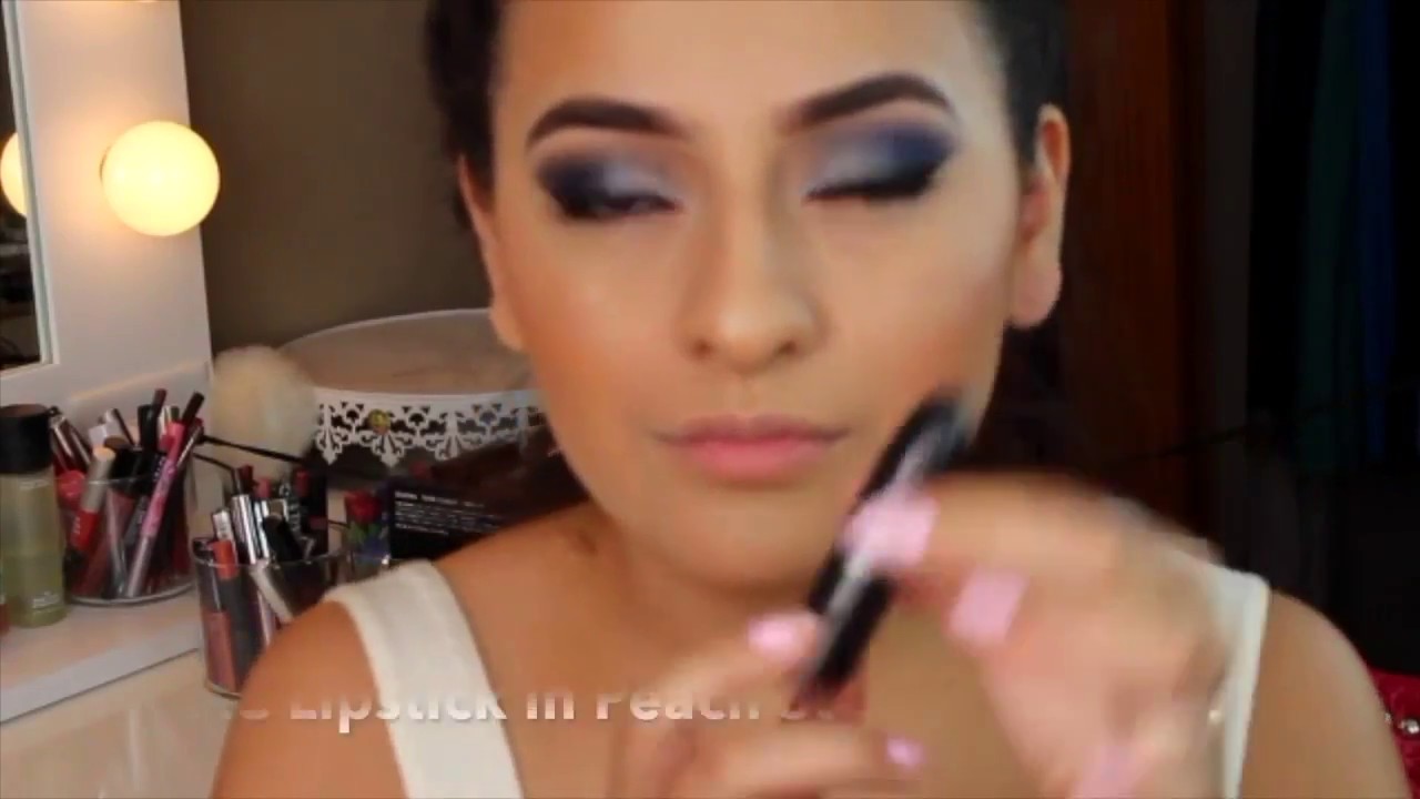 Easy Blue And Silver Smoky Eye Smokey Eye Makeup Tutorials Wonderful
