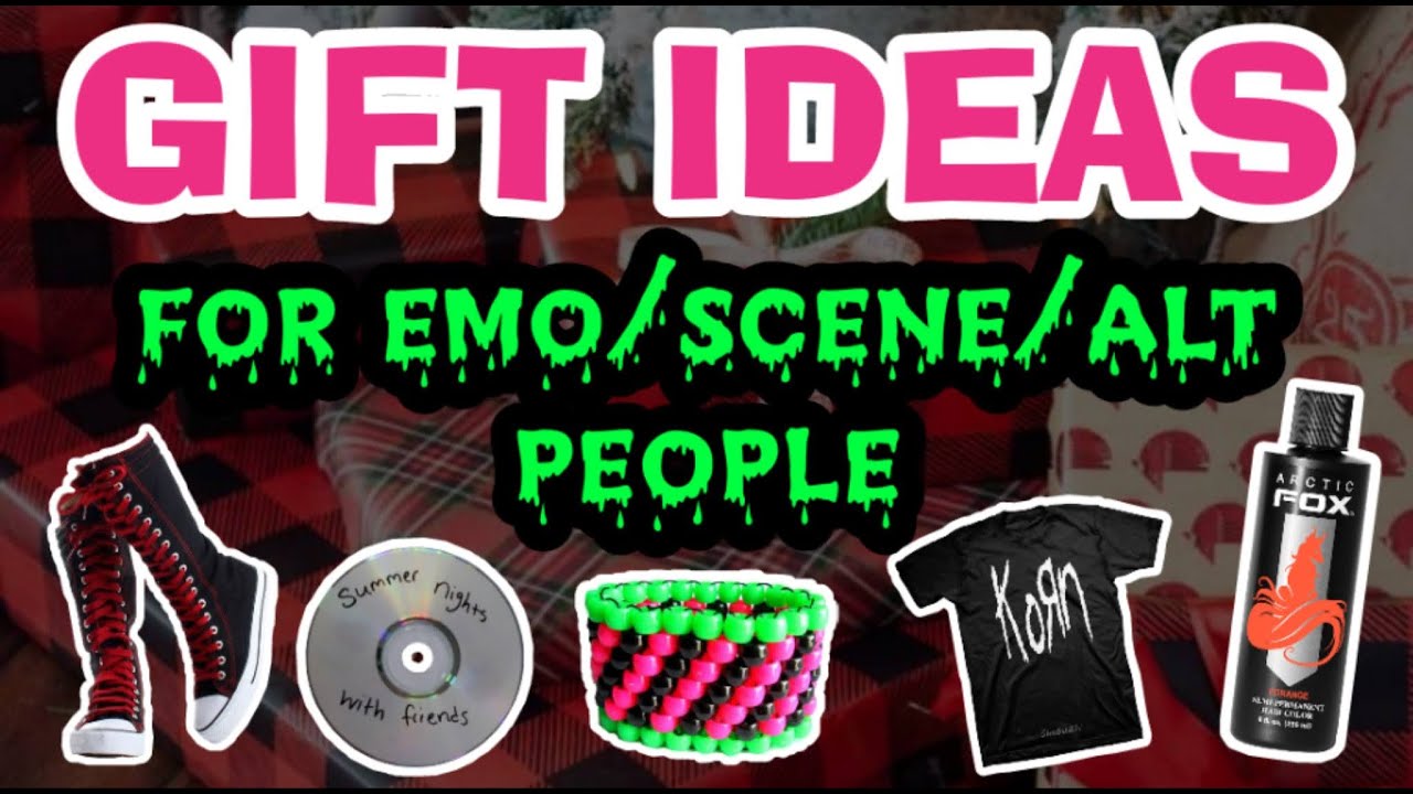 28 Christmas Gift Ideas for EMO/SCENE/ALT People - YouTube
