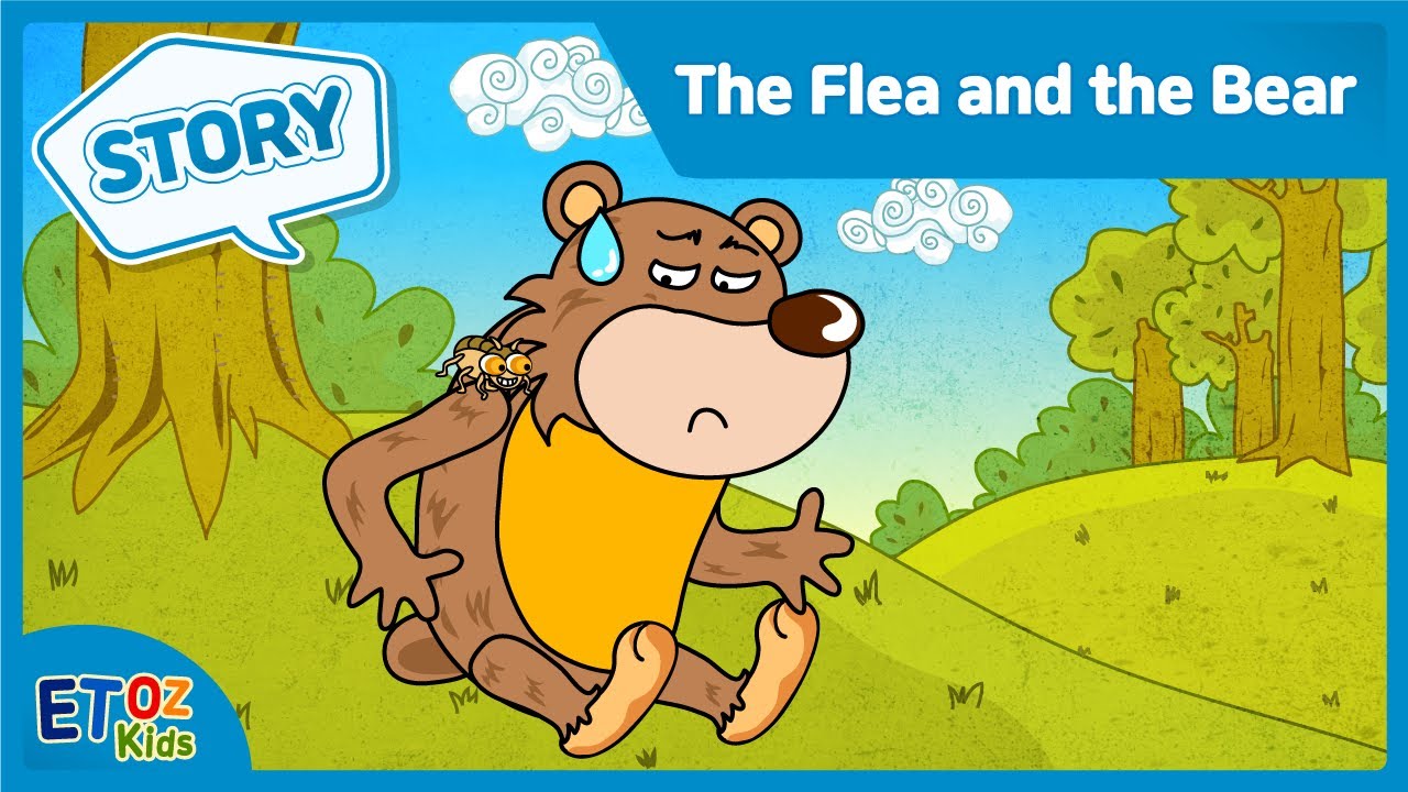 The Flea and the BearㅣAesop Fablesㅣ벼룩과 곰ㅣ영어동화ㅣ전래동화ㅣ이솝우화 - YouTube