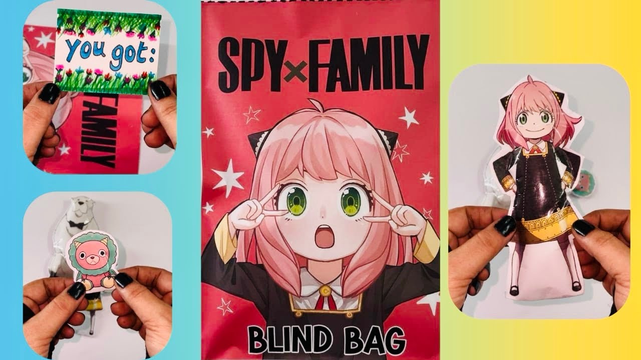 Spy x Family Blind Bag | ASMR | PAPER SQUISHY | PAPER DIY | ANYA | EASY ...