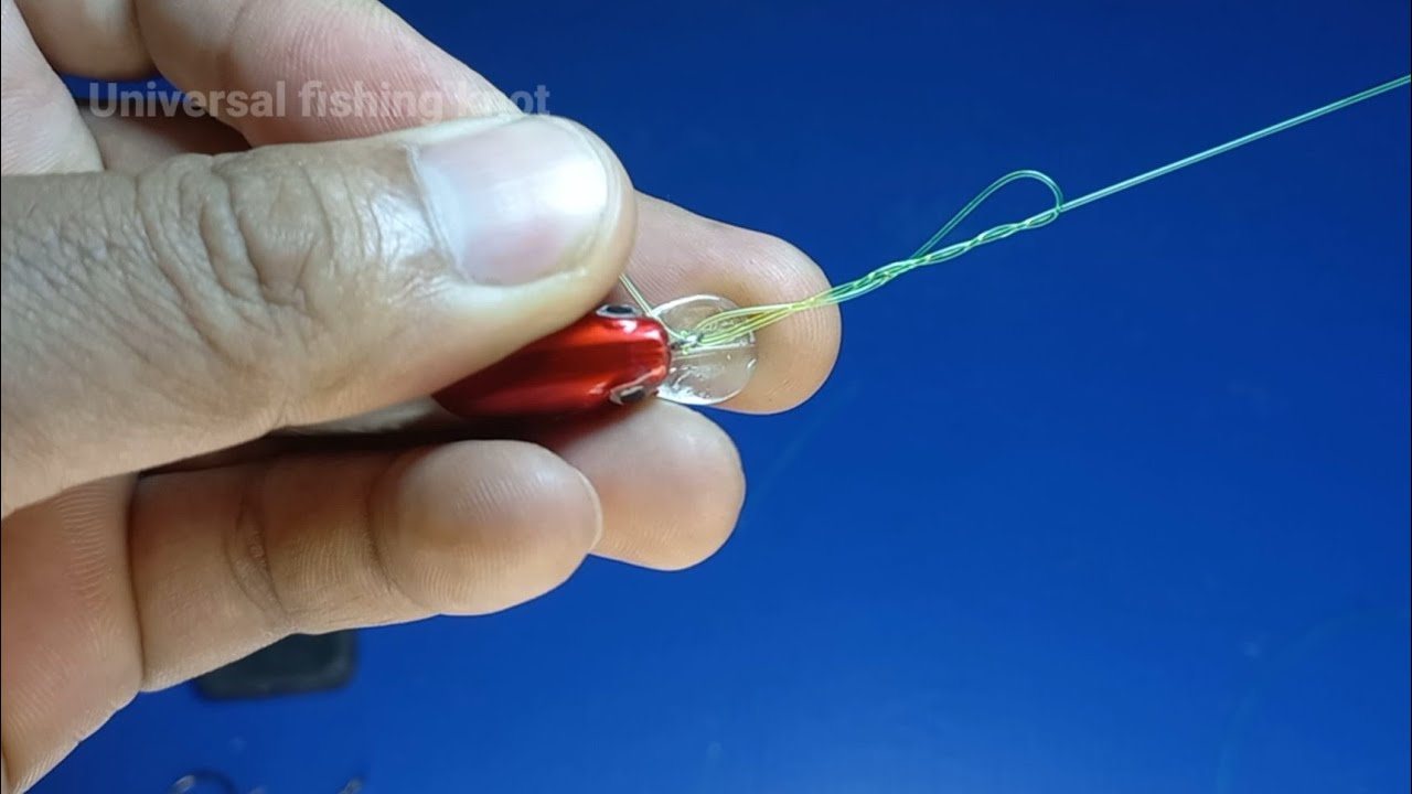 The easiest but strongest, most effective way to tie lures - YouTube