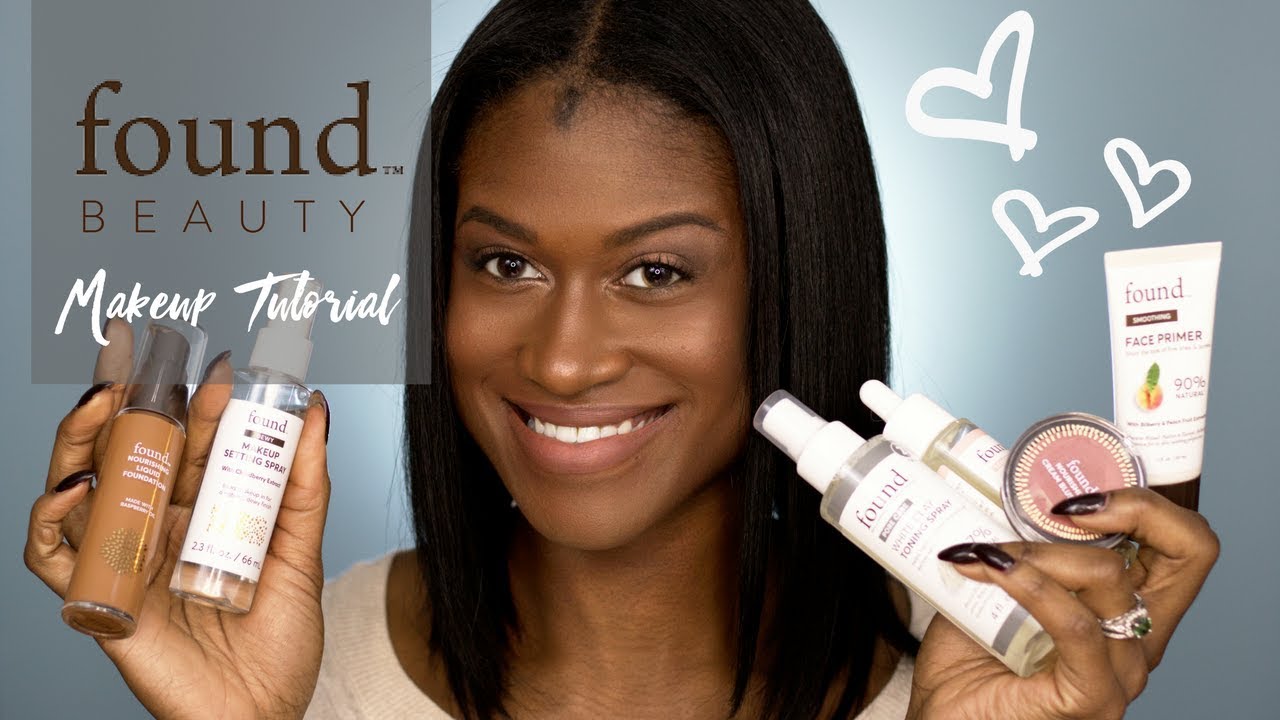 Natural Makeup Look Using Found Beauty Products - YouTube