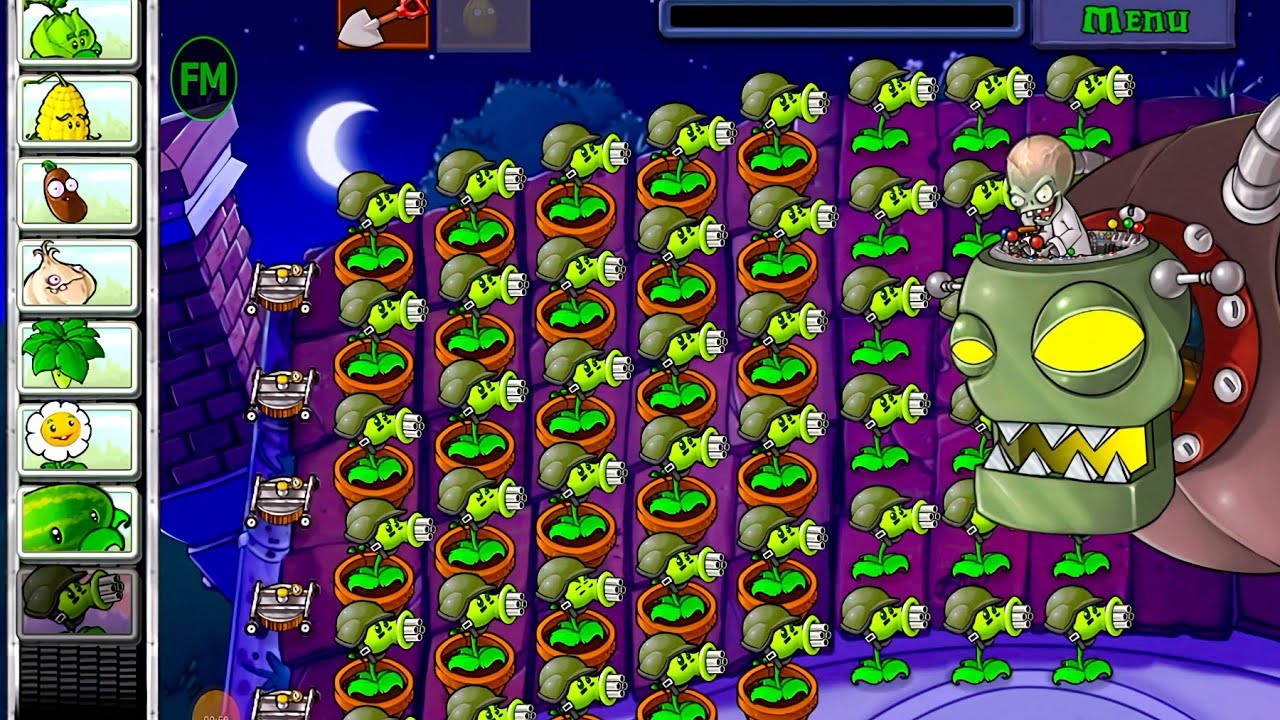 Plants Vs Zombies Dr Zomboss Battle | Snow Pea Combo Vs Dr Zomboss ...