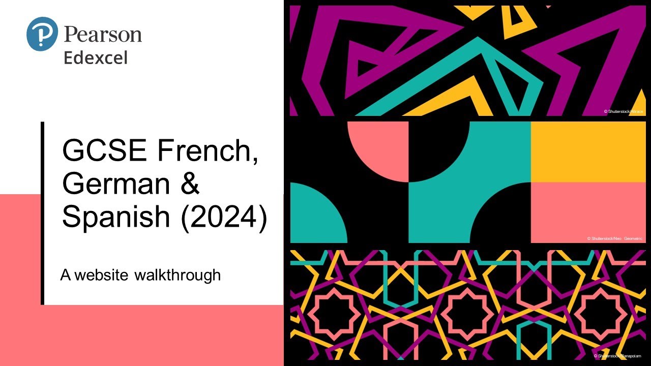 Pearson Edexcel Languages Qualifications website walkthrough guide ...