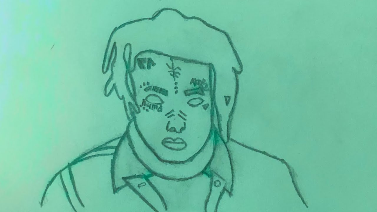 how to draw XXXTentacion quick and easy - YouTube