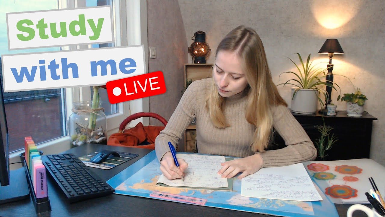 Study with me 10 HOURS live | 💪productive Saturday 🥳 - YouTube