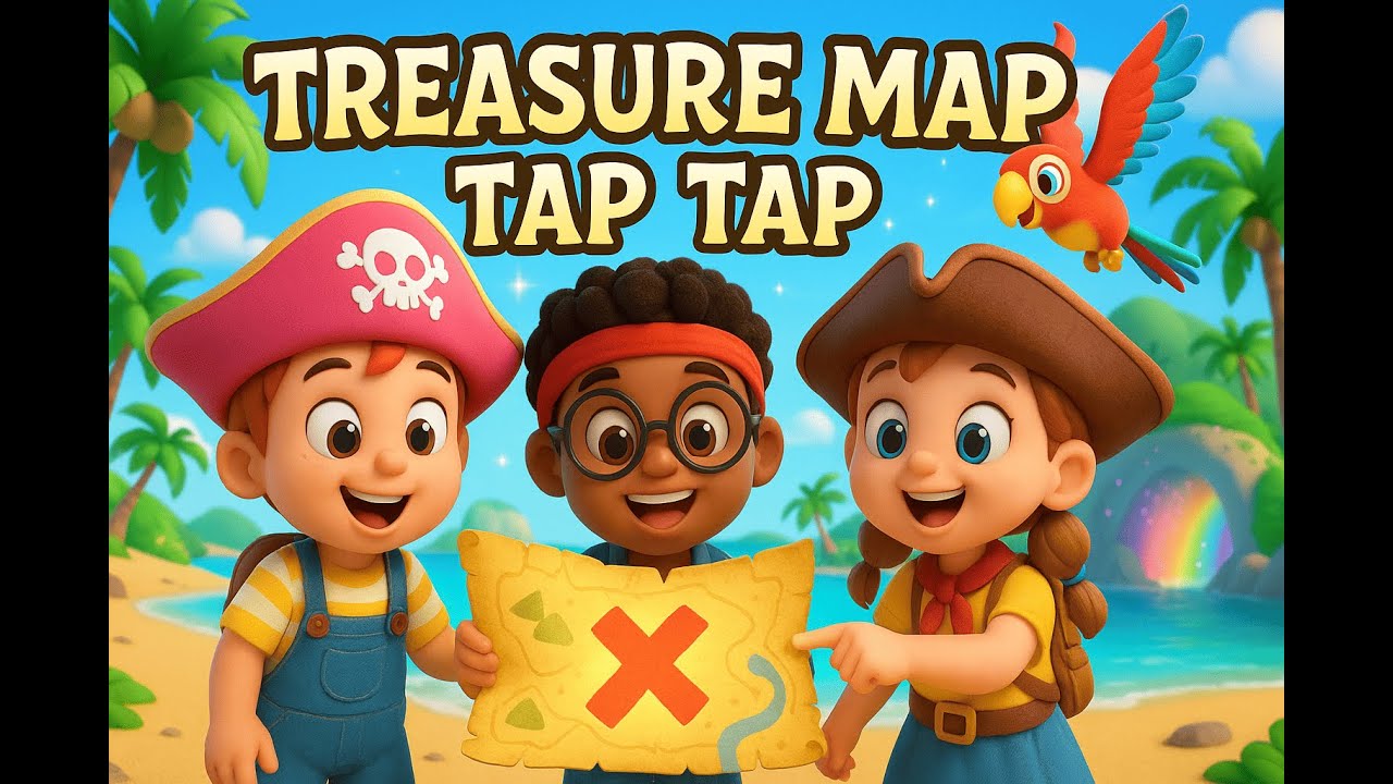 Treasure map tap tap Nursery Rhyme - YouTube