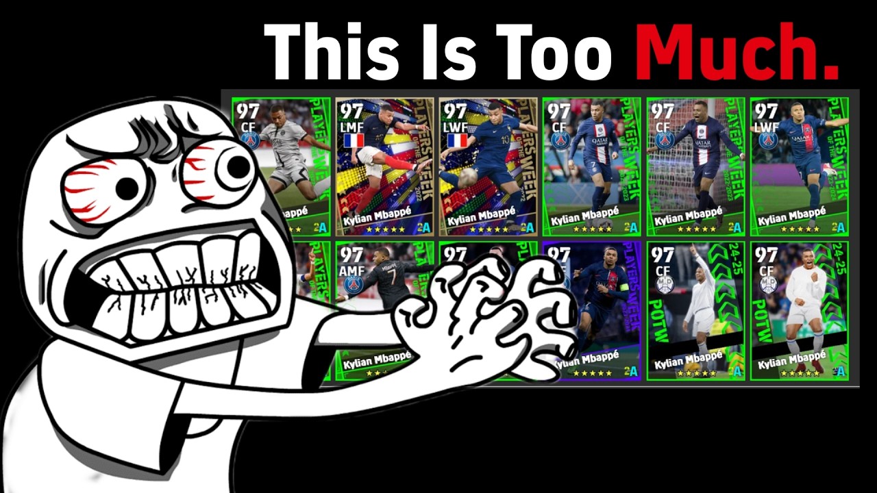 Players With the Most POTW Cards Squad | eFootball 2025 🔥 - YouTube