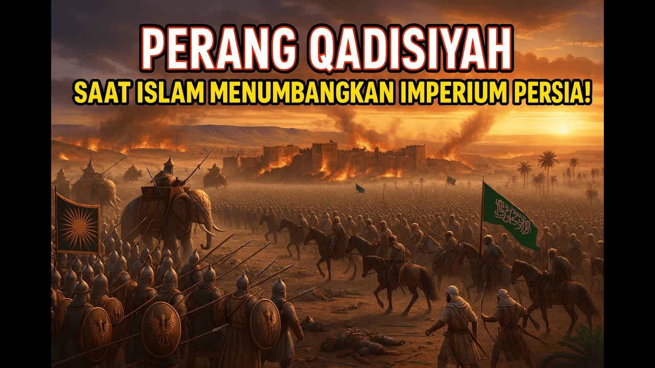 PERANG QADISIYAH: Saat Islam Menumbangkan Imperium Persia! - YouTube