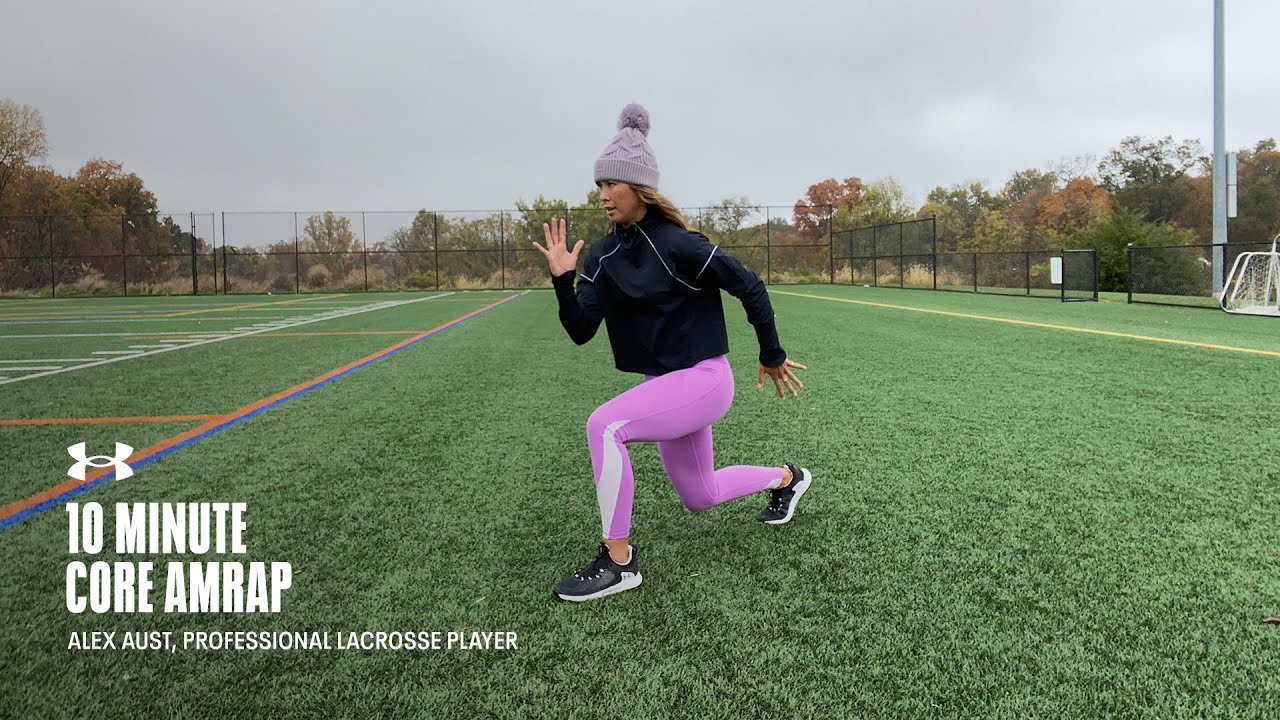 10 Minute Core AMRAP with Alex Aust | Under Armour Home Workouts - YouTube