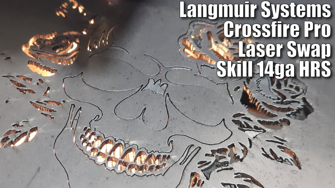 Crossfire Pro Laser Swap - Skull 14ga - YouTube