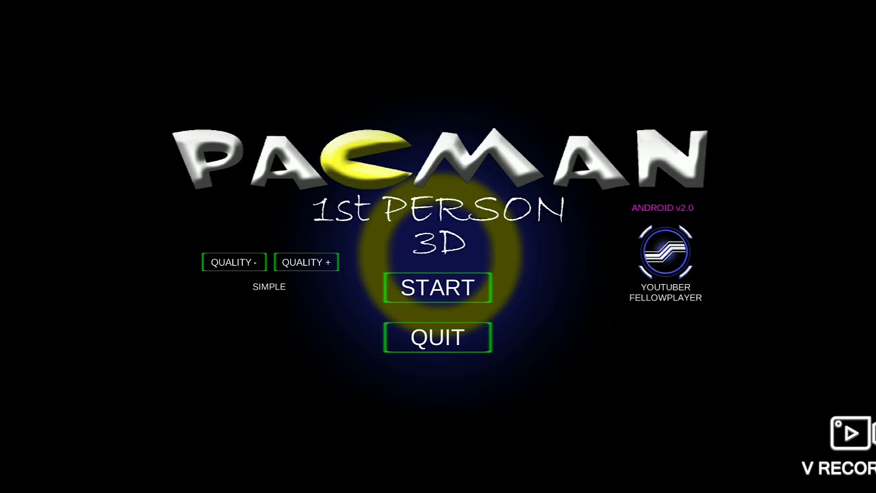 Pac-man 1st person - YouTube