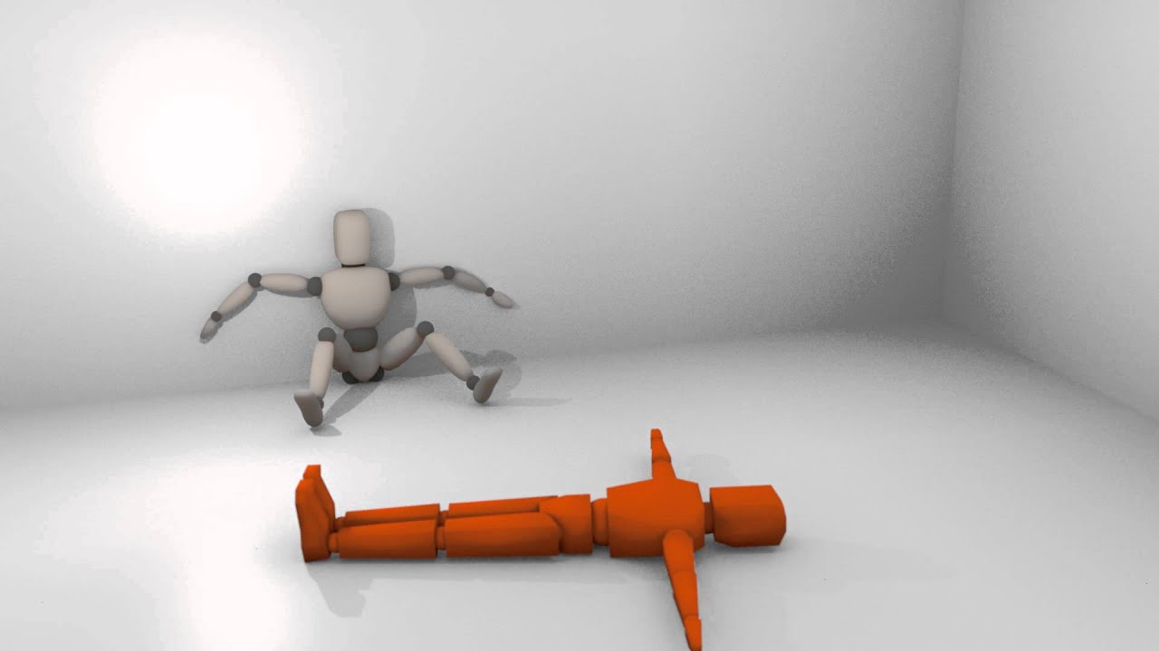 Falling 3d animation Blender 2.6 - YouTube