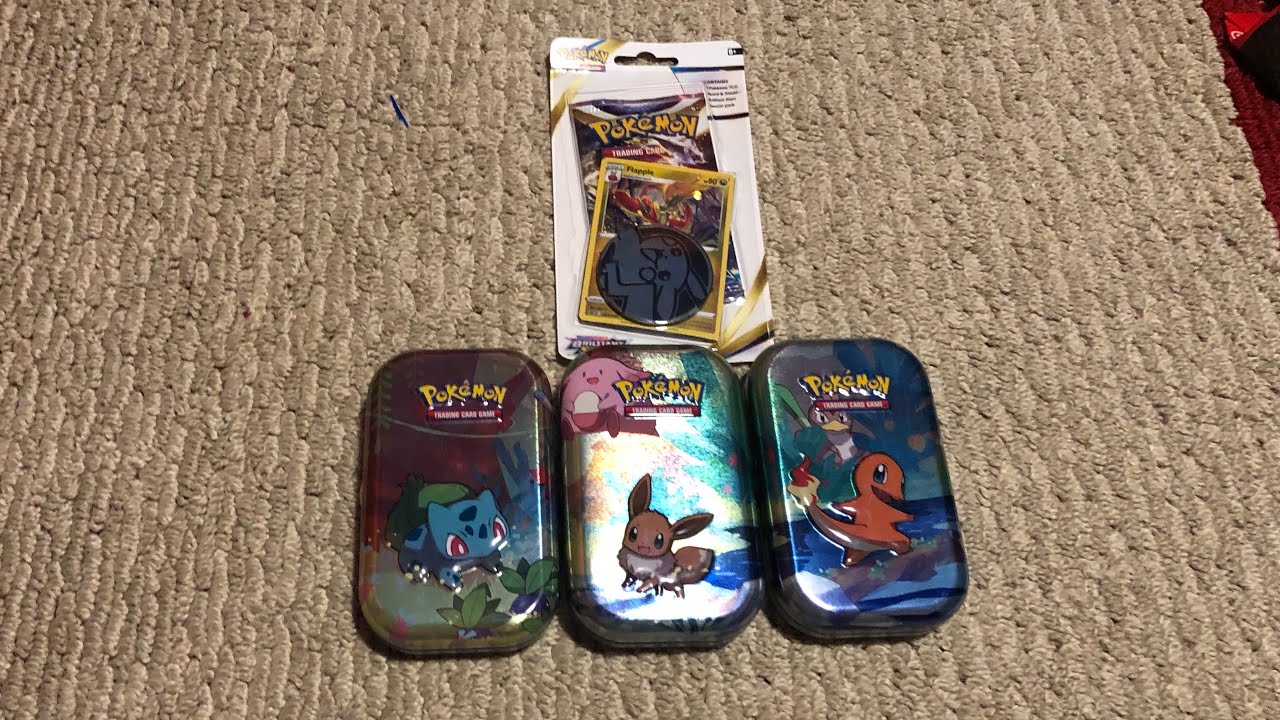 Open Pokémon Mini Tins - YouTube