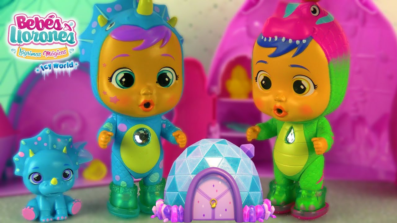 🌈 TINA ordena su IGLÚ 🦕 Bebés Llorones Dinos Lágrimas Mágicas Icy World ...