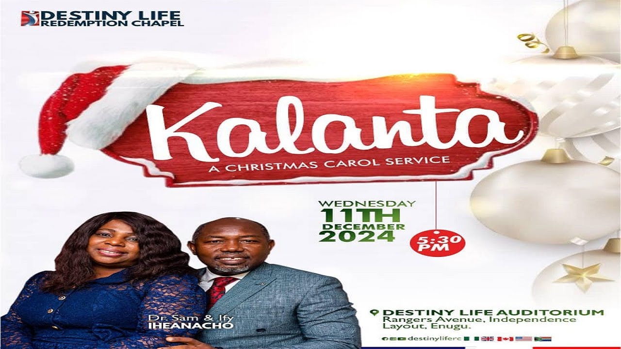 KALANTA || A CHRISTMAS CAROL SERVICE || 11TH DEC, 2024 - YouTube
