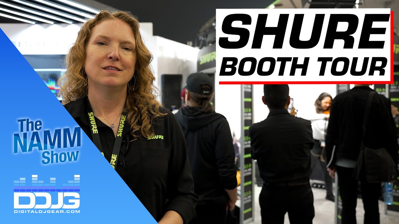Shure Booth Tour at NAMM 2023 Featuring GLXD+ and Wireless Workbench 7 ...