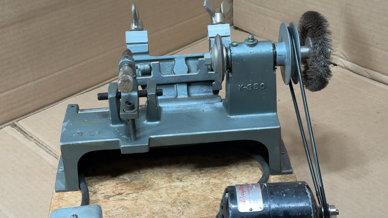 Foley Belsaw Model 200 K350 adjusting and operation - YouTube