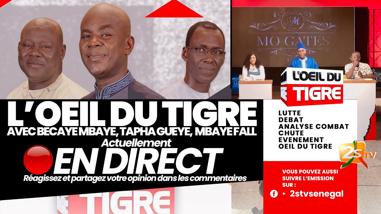 🔴GRIS BORDEAUX DANS L'OEIL DU TIGRE AVEC BECAYE MBAYE, MODOU MBAYE ET ...