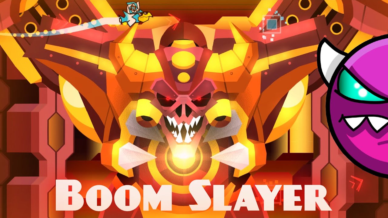 "Boom Slayer" 100% (Medium Demon) by: AmorAltra | Geometry Dash - YouTube
