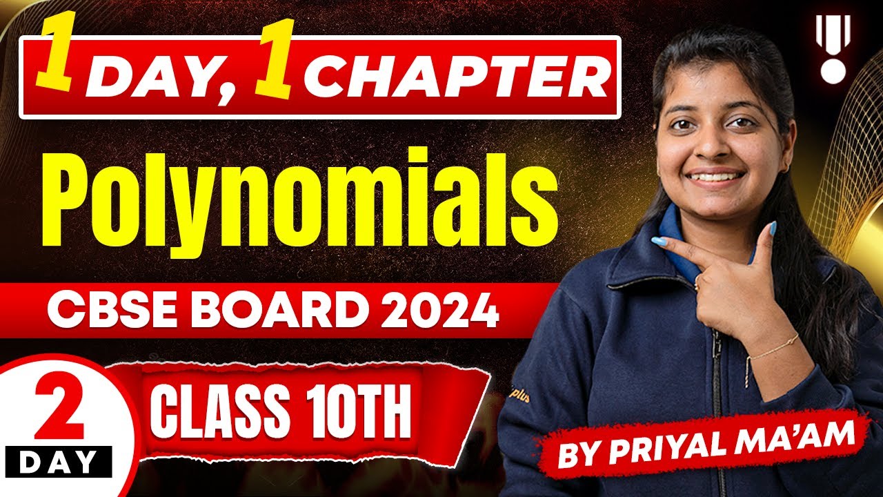 Day 02: Polynomials I Mind maps | Complete One Chapter Each Day | Class ...