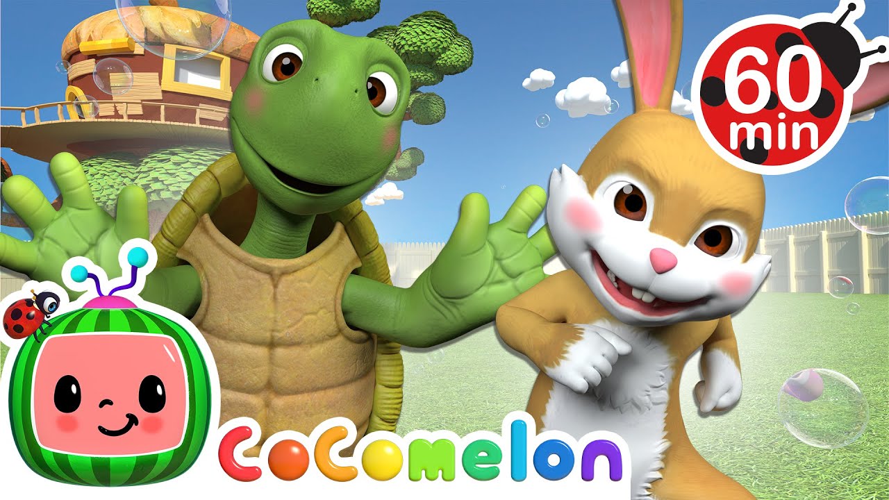The Tortoise and the Hare | 🌈 CoComelon Sing Along Songs 🌈 | Preschool ...