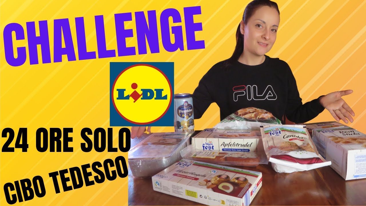 challenge alpen fest Lidl: il mio cibo preferito! - YouTube