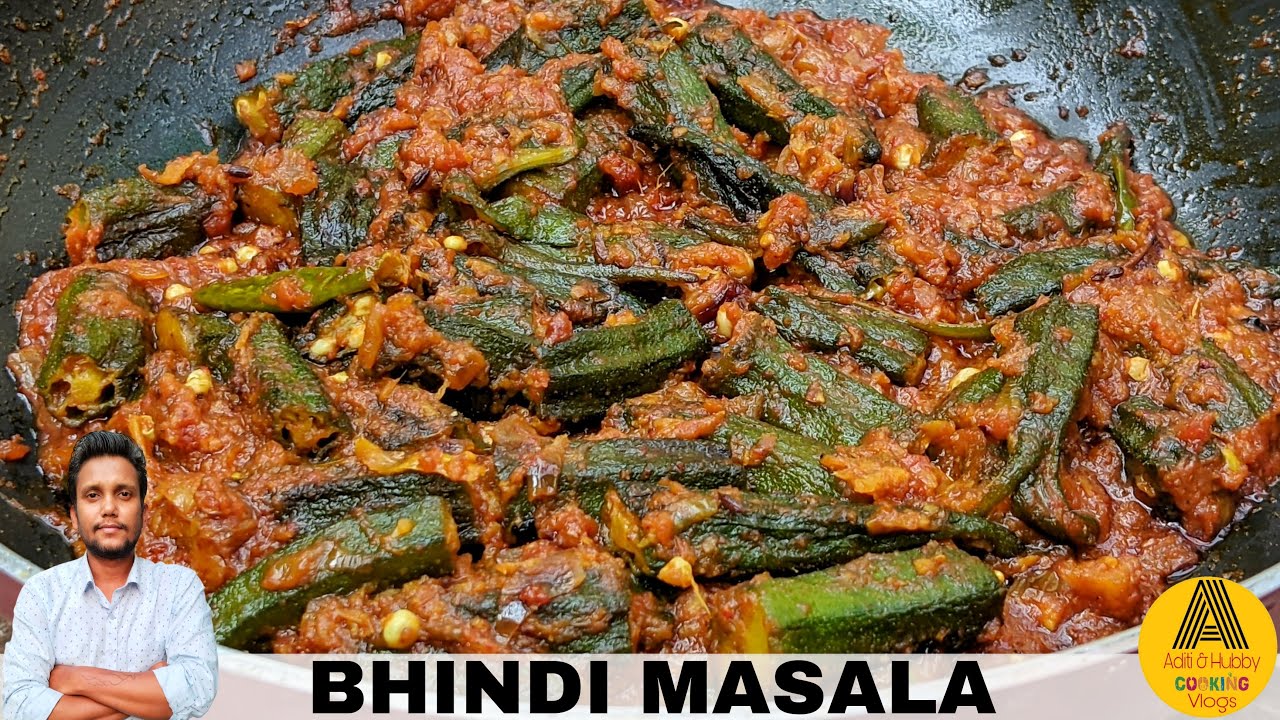 Simple Masala Bhindi Recipe | Masala Bhendi Ki Sabji | Bhindi Masala ...