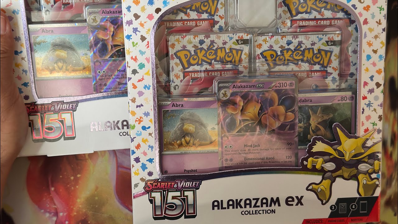 Pokémon 151 alakazam ex collection box hits or miss? - YouTube