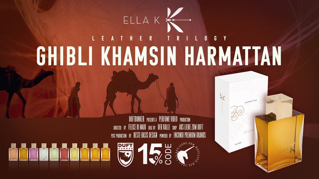DUFTBUNKER Ella K Leather Trilogy Ghibli / Khamsin / Harmattan - Aus Liebe zum Duft - Beat ...