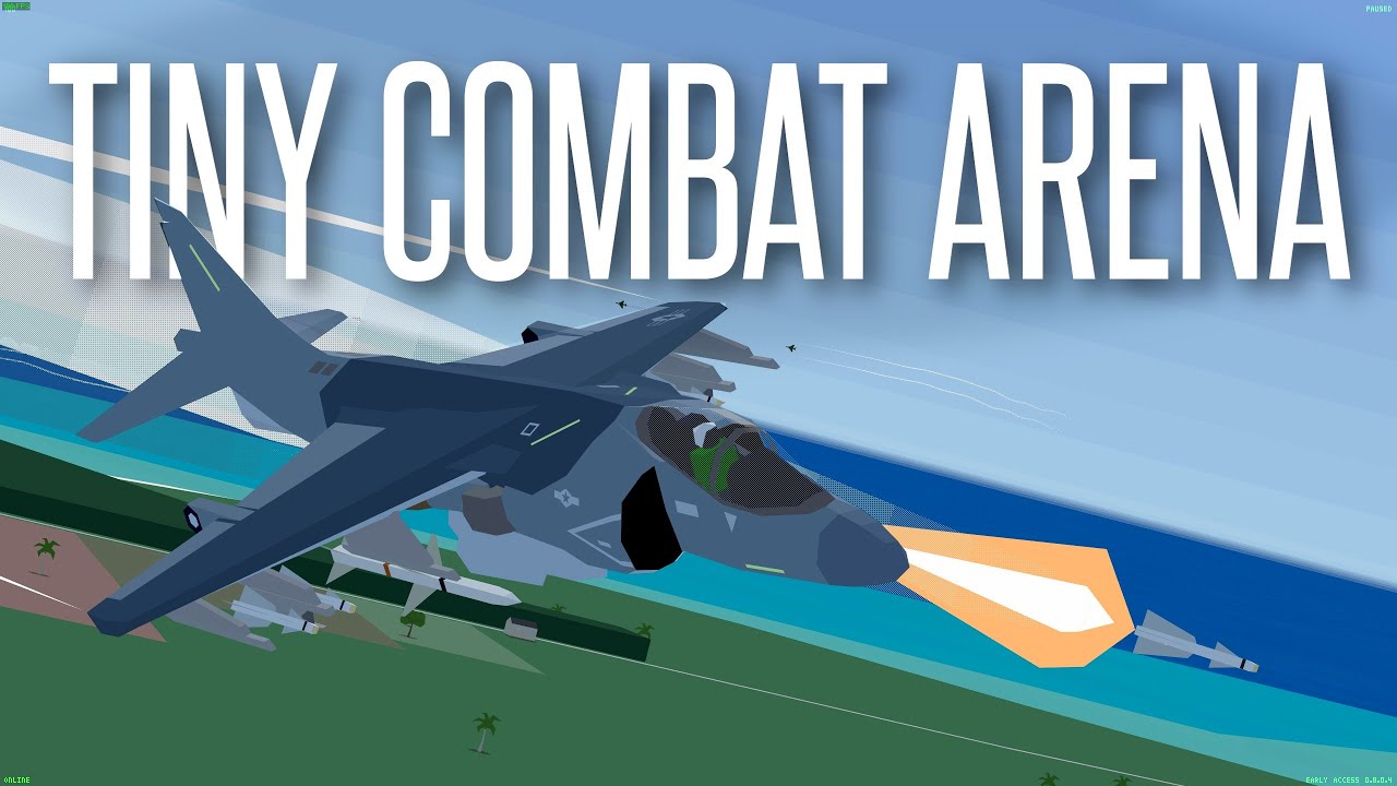 AN AESTHETIC NEW COMBAT FLIGHT SIM! - Tiny Combat Arena (Early Gameplay) - YouTube