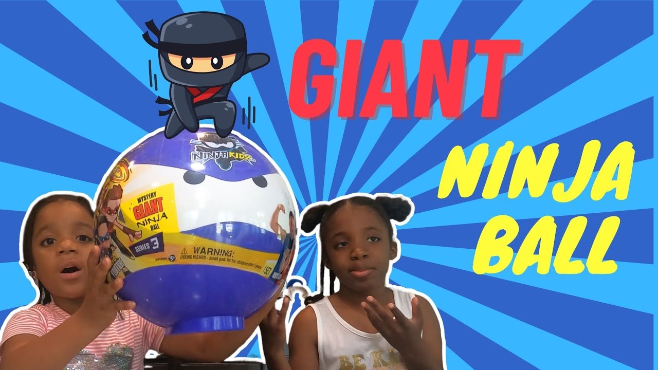 Exciting Adventure With Ninja Kidz TV: Unboxing The Giant Ninja Ball ...