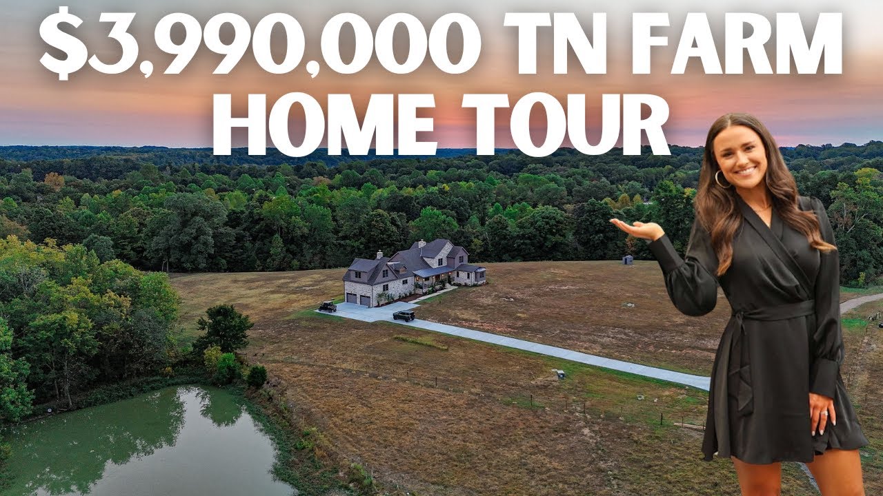Tennessee Farm Home Tour | $3,990,000 30 Minutes to Nashville - YouTube