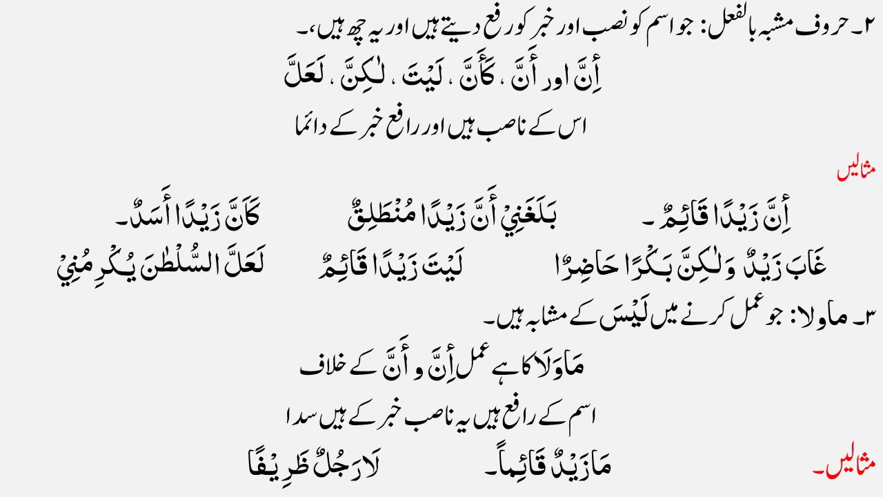 Ilmun Nahv Lesson # 039 - YouTube