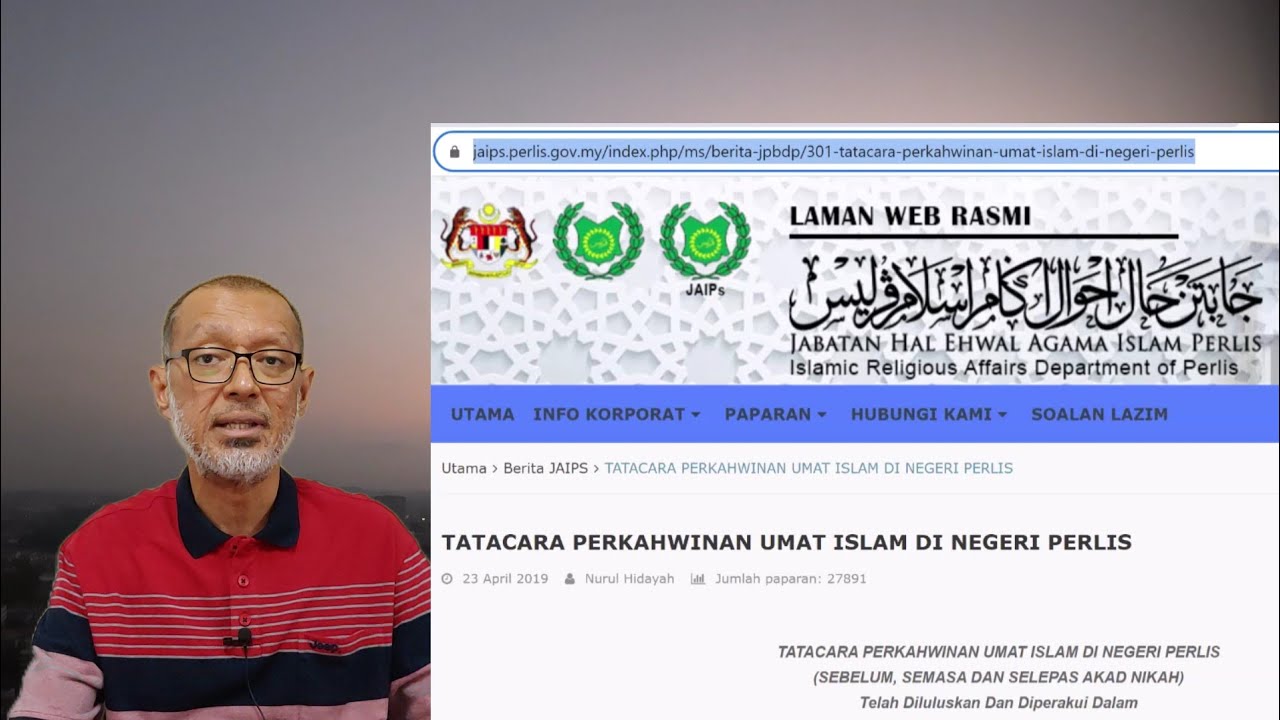 Mufti Perlis Langgar SOP Nikah Perlis? - YouTube