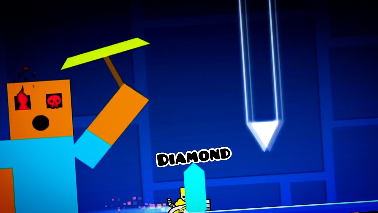 Mine Diamonds layout (8 star XL level) | Geometry Dash 2.1 | (cuts ...