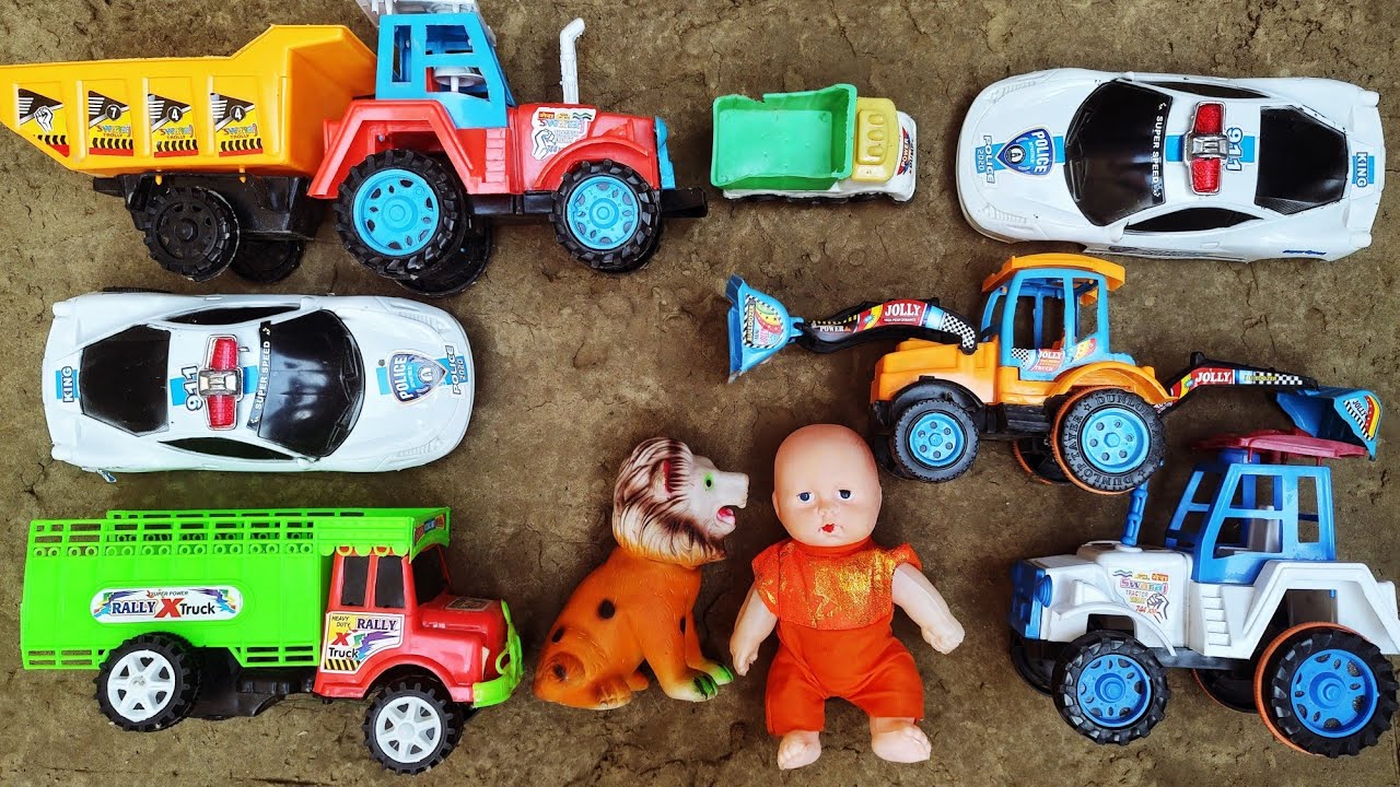 #gadi gadi wala cartoon | toy helicopter ka video | jcb tractor truck ...