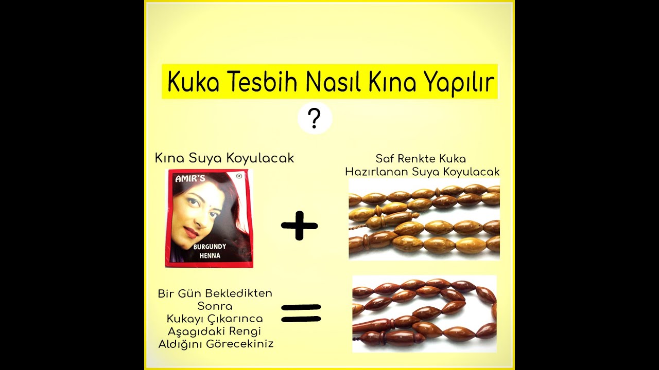 Kuka Tesbih nasıl kına yapılır Pala Tesbih - YouTube