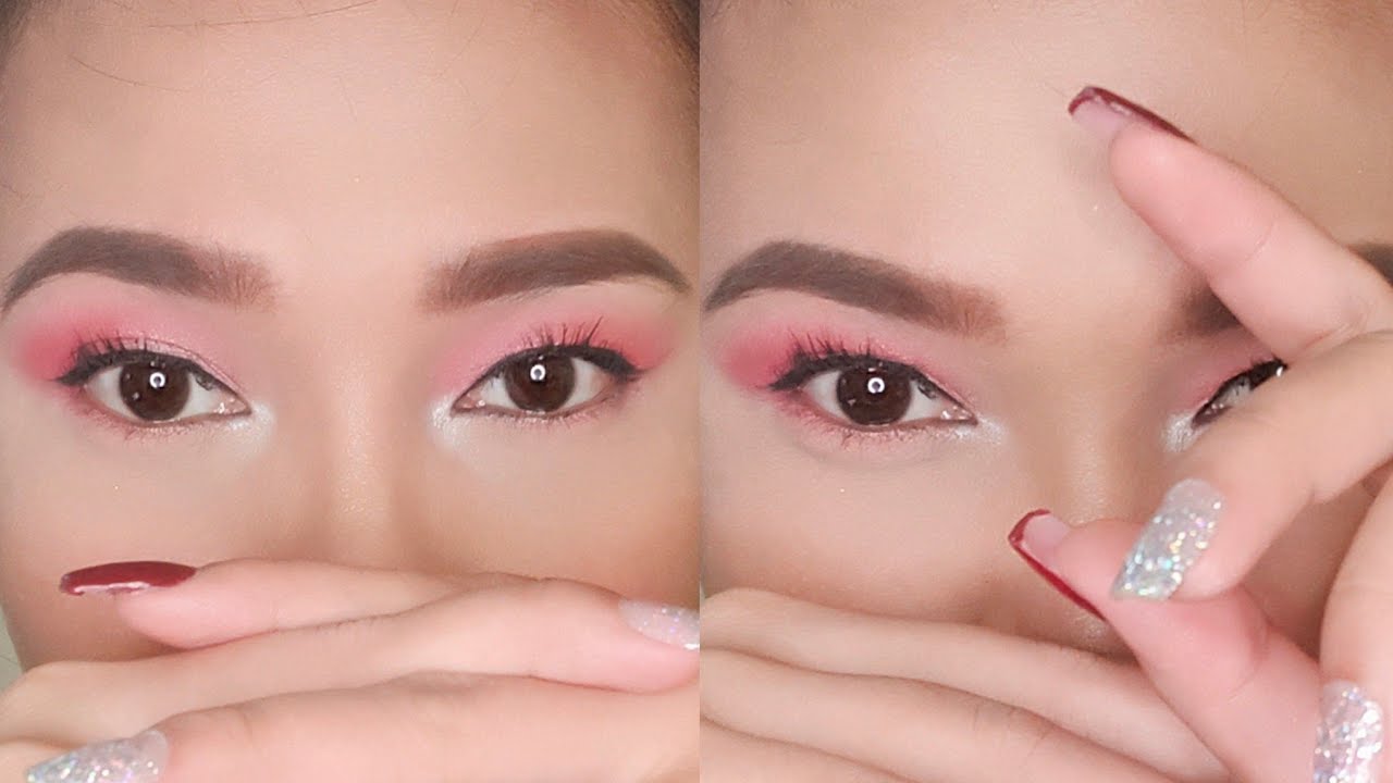 Rosy Pink Eye Makeup Tutorial | Soft and Easy Makeup Tutorial - YouTube