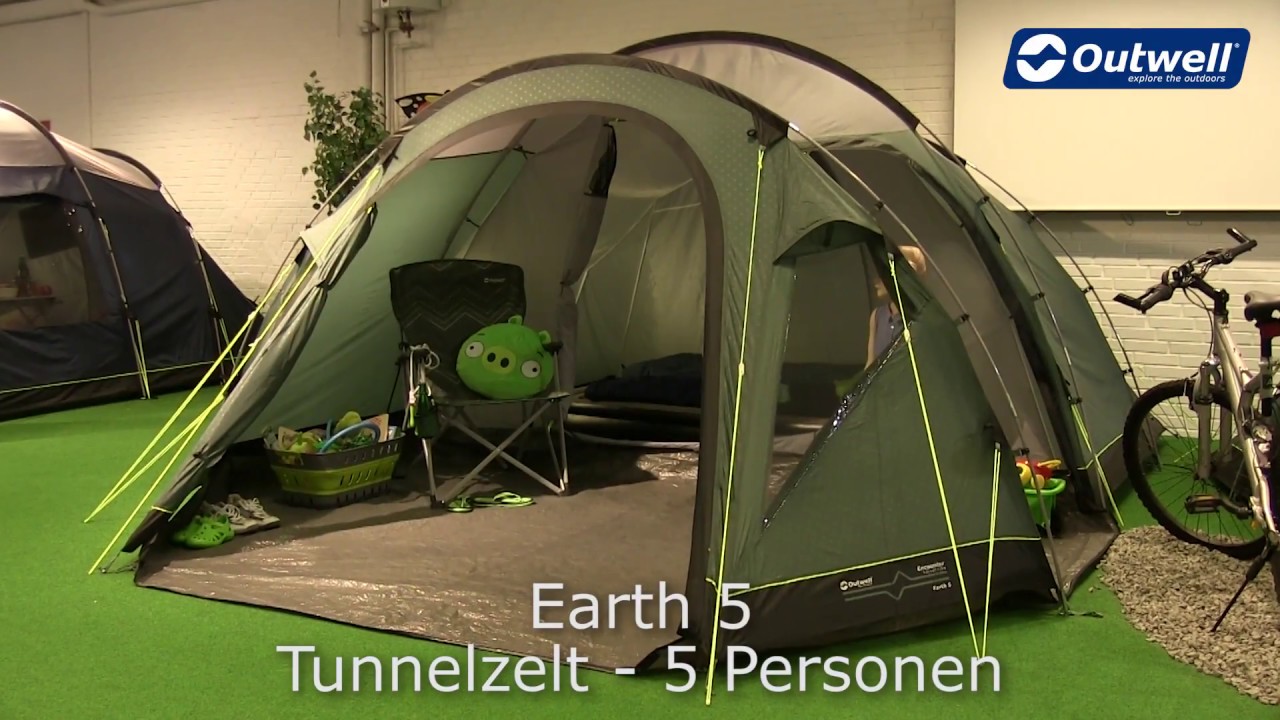 Outwell Earth 5 - DE | Innovative Family Camping - YouTube