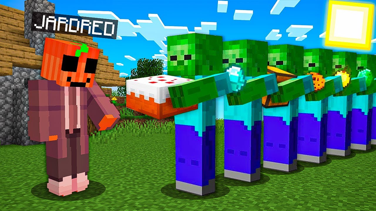 Porqué Los Zombies Me AYUDAN en Minecraft? - YouTube