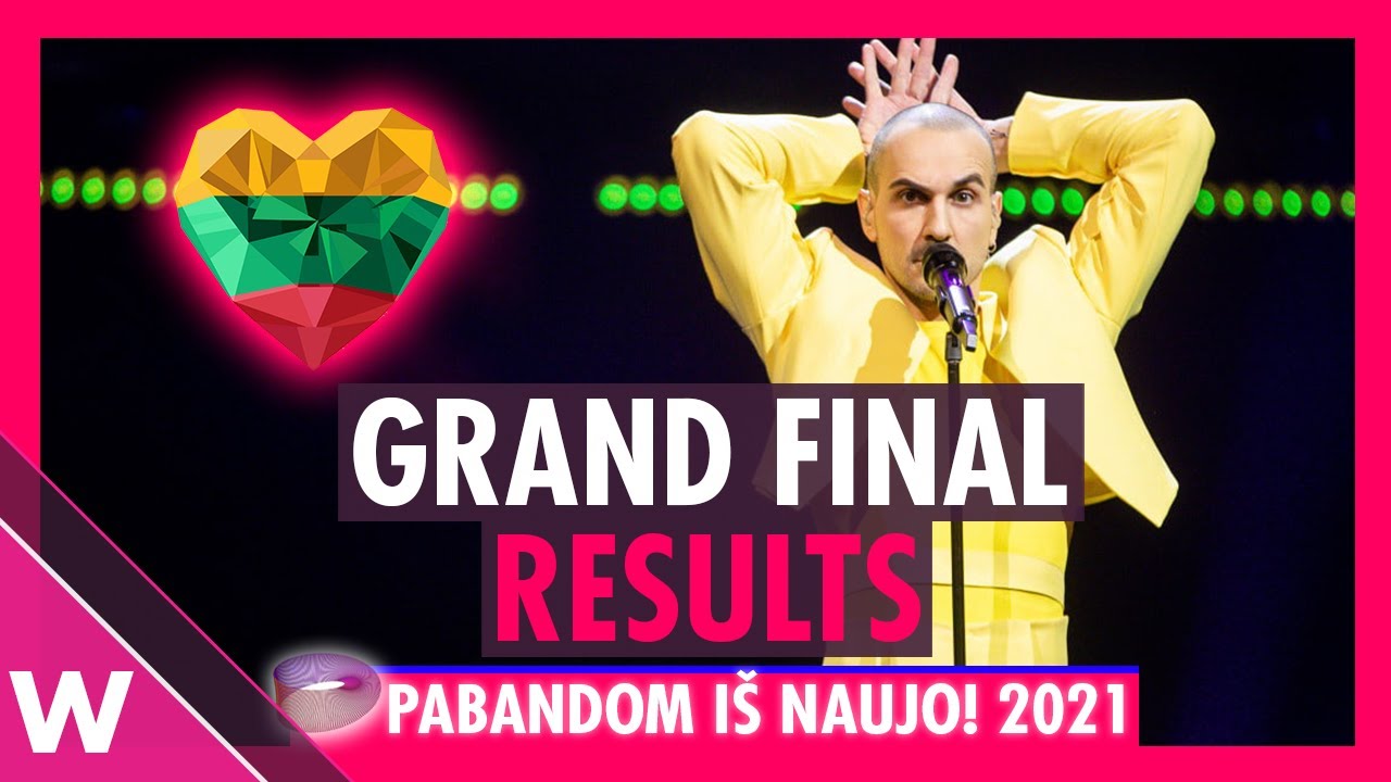 The Roop win Lithuania’s Pabandom is Naujo | Eurovision 2021 - YouTube