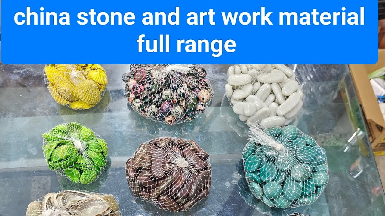 China stone, aquarium stone,shank sippi and other art work material ...