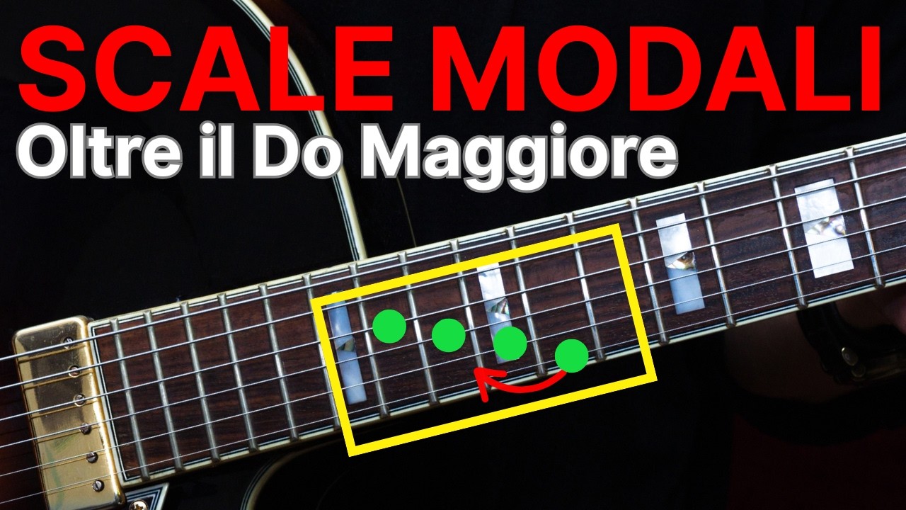 Scale Modali: RIVOLUZIONE oltre il Do Maggiore (Chitarra Jazz) - YouTube