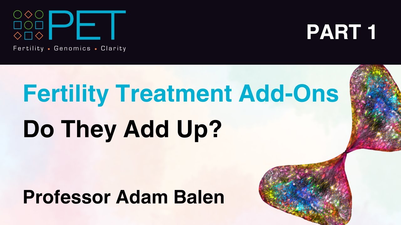 Fertility Treatment Add-Ons: Do They Add Up? (Part 1 • Professor Adam ...