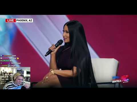 Nicki Minaj Says something CRAZY to Erika Kirk LIVE on Stage